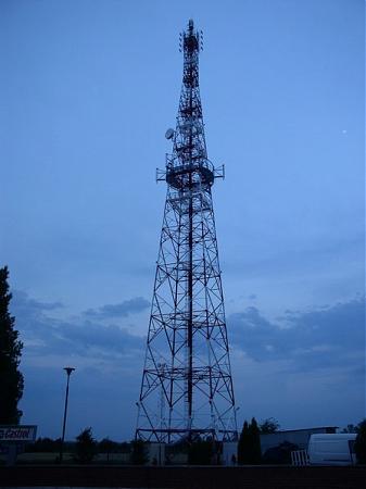 Wieżowy maszt radiotelekomunikacyjny RTON Biała Podlaska Warszawska
