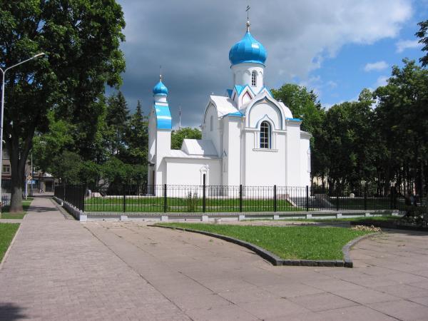 Даугавпилсская православная церковь часовня св А Невского Даугавпилс