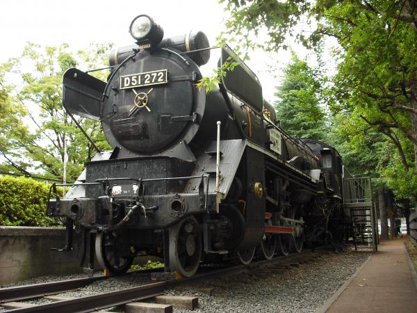 D51-272 Steam Locomotive on Display - Tokyo