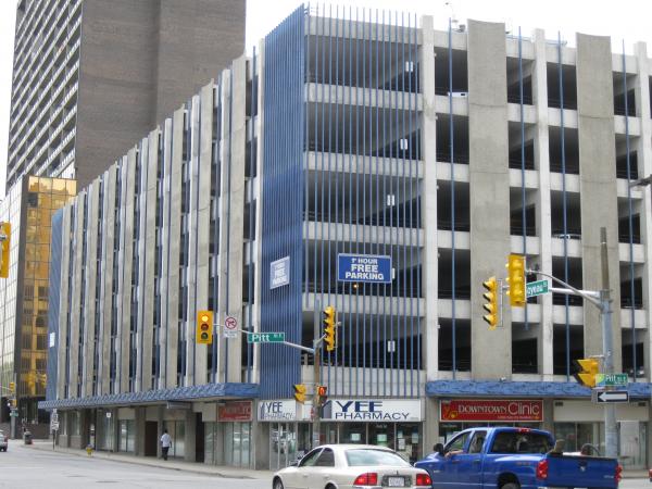 Place Goyeau Parking Garage - Windsor Municipal Parking - Windsor, Ontario