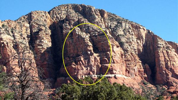 Ancient Face Carved Into Side Of Lee Mountain