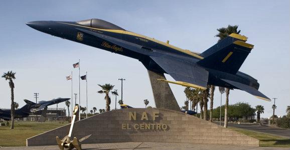 Naval Air Facility El Centro Entry Signage