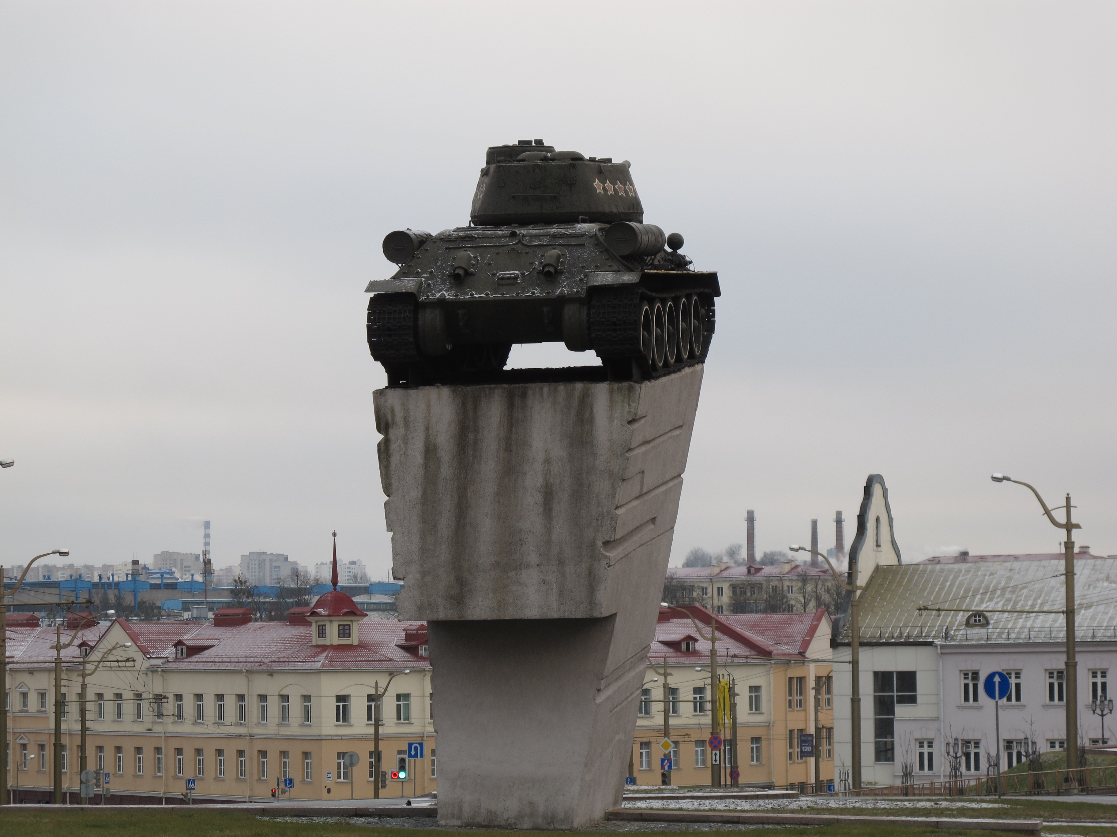 Танк T-34-85 - Гродно