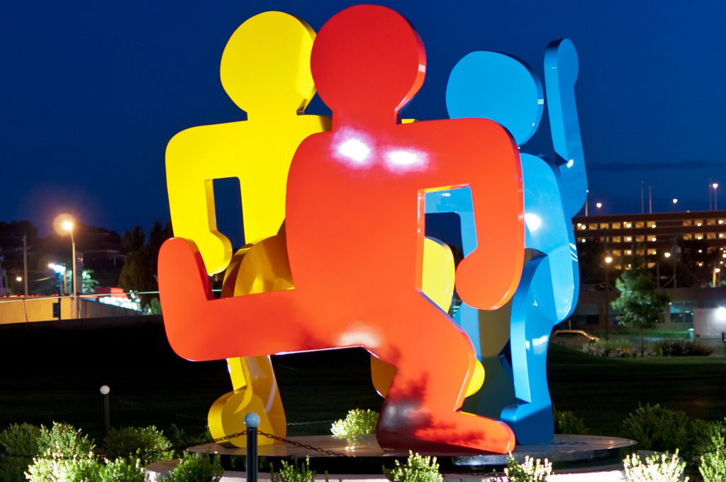 'Untitled (Three Dancing Figures, version C)' by Keith Haring - Des ... 'Untitled (Three Dancing Figures, version C)' by Keith Haring - Des ...
