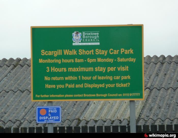 Scargill Walk Car Park - Eastwood Scargill Walk Car Park - Eastwood