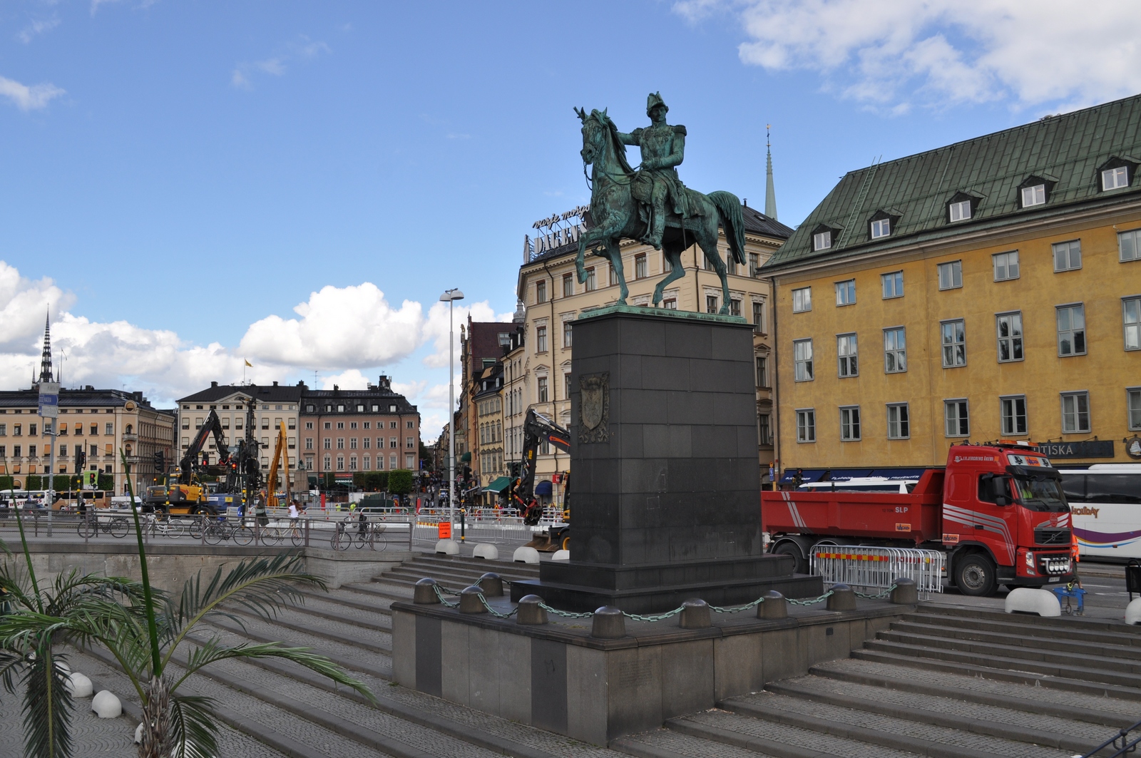 Statue Of Karl Xiv Johan Stockholm