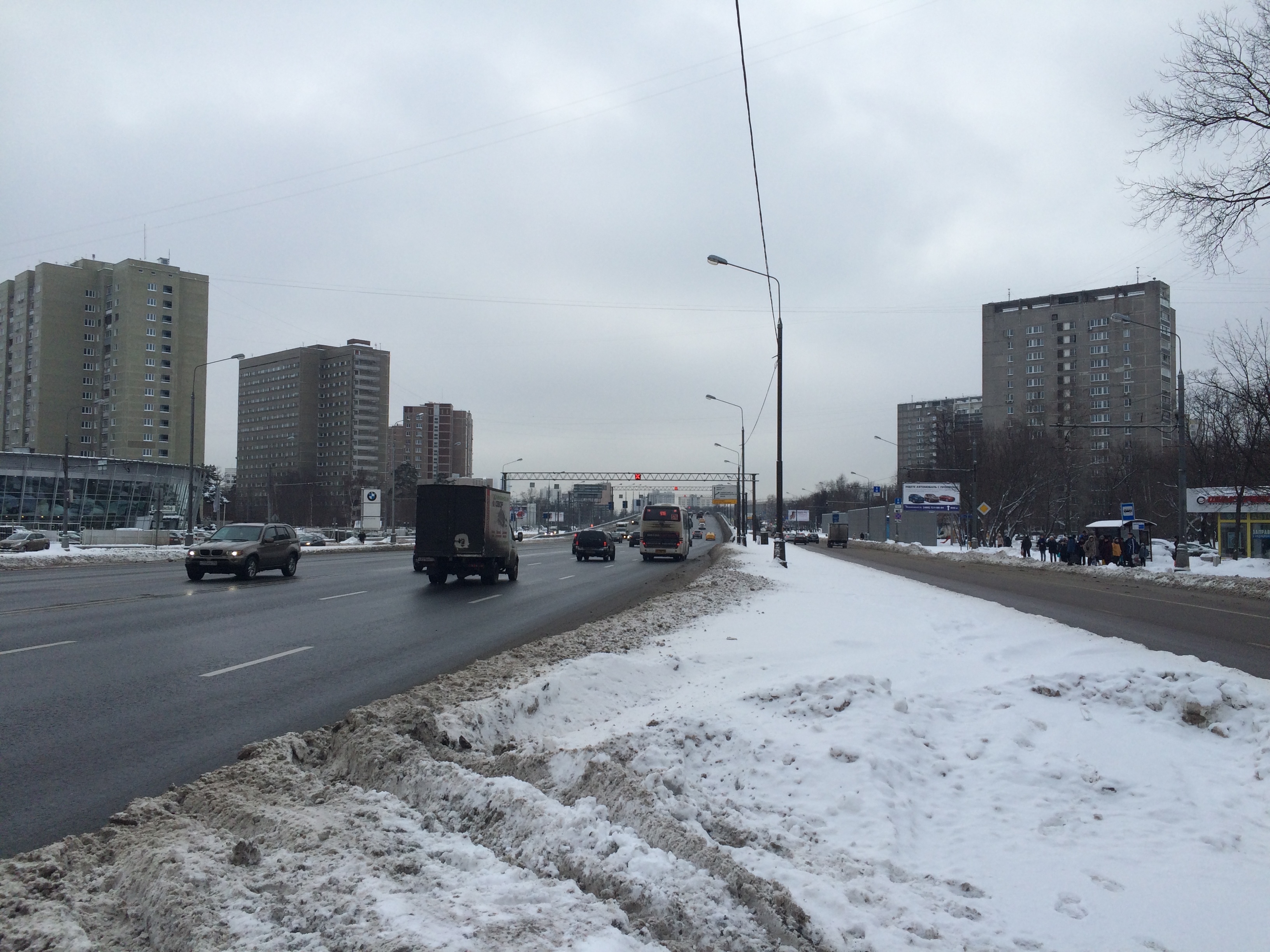 Автомобильная эстакада - Москва
