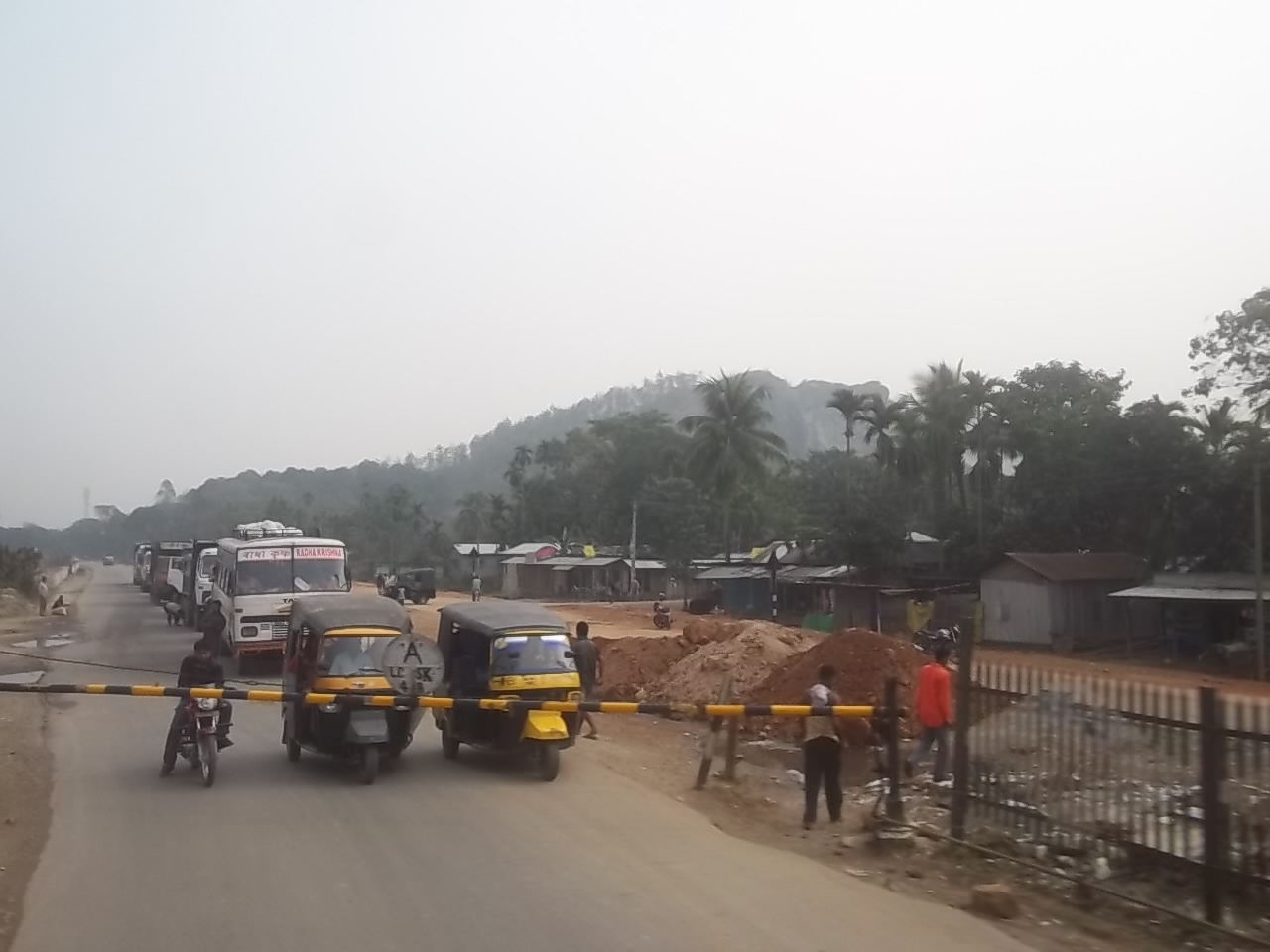 Railway Level Crossing - Bongaigaon Railway Level Crossing - Bongaigaon