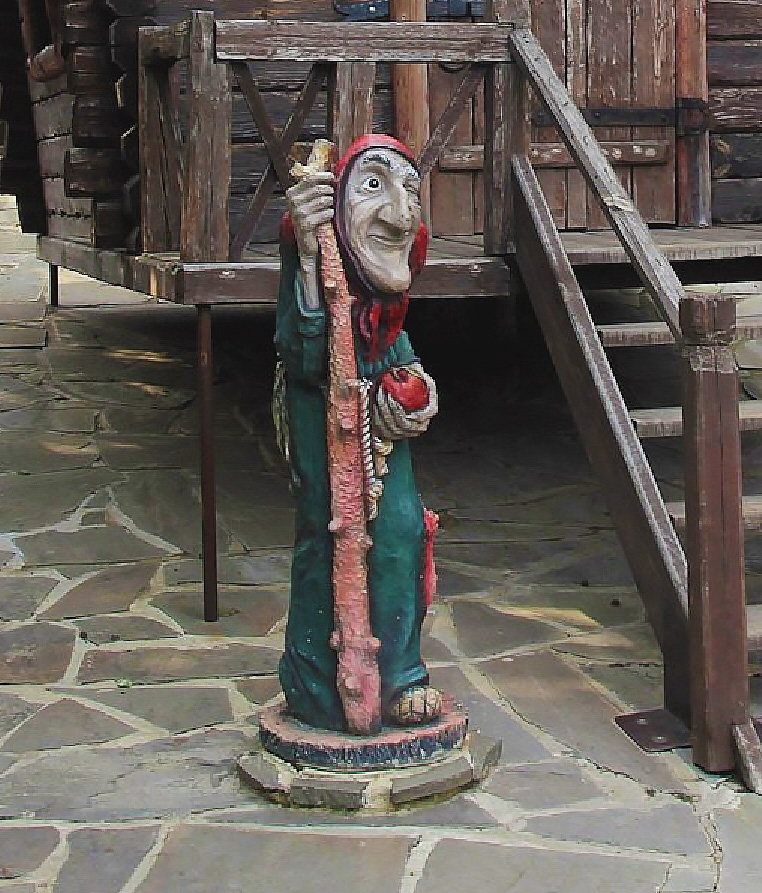 Sculpture of Baba-Yaga - Staraya Stanitsa