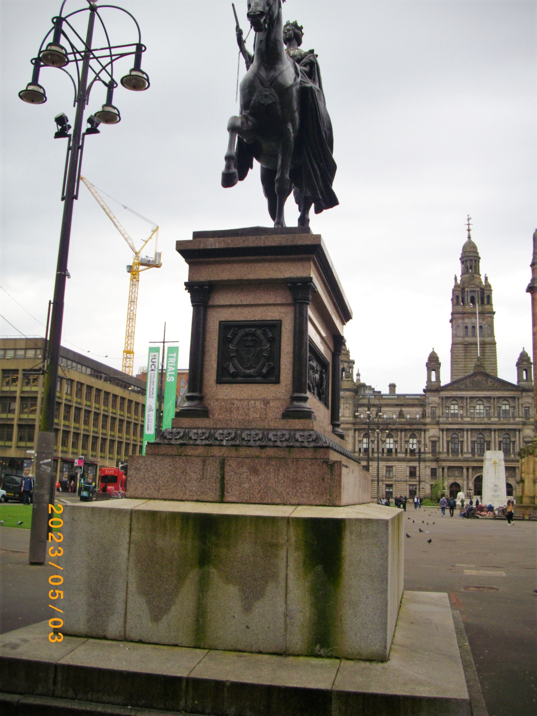 Statue Of Queen Victoria Glasgow