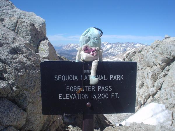 Forester Pass, highest point on the PCT
