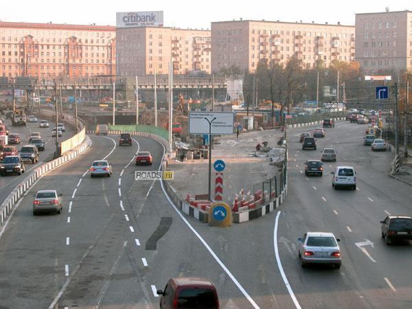 Reconstructed traffic intersection "Sokol" of the project "Big ...
