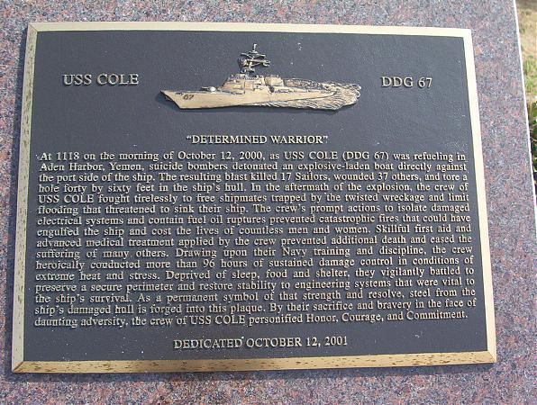 USS Cole Memorial - Norfolk, Virginia