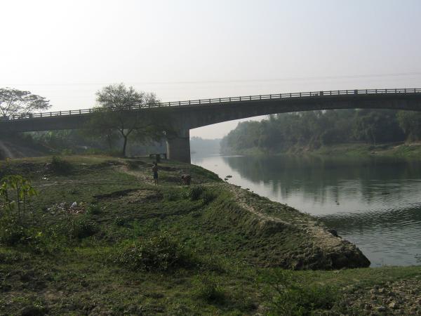 Aranghata churni bridge