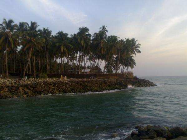 The Delta , where sea joints the lake - Paravur
