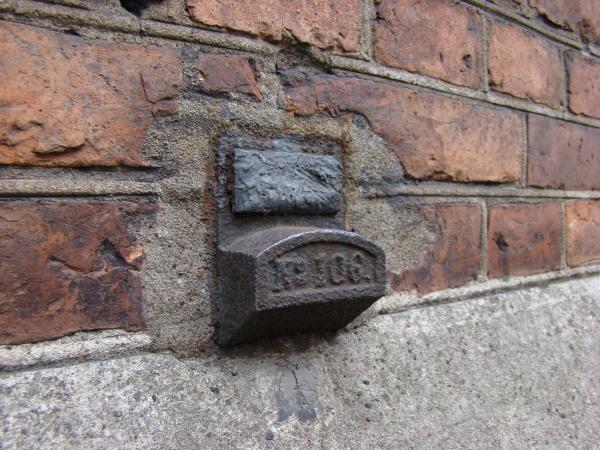 City sea level measure mark - Riga | geodetic point