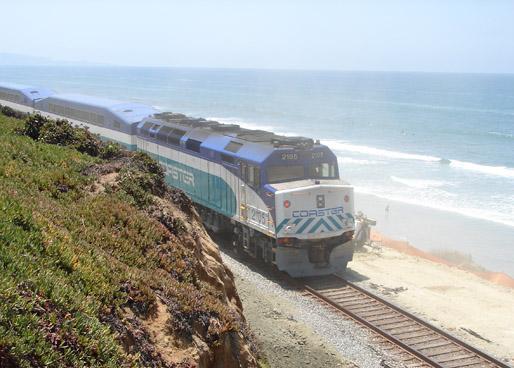 San Diego COASTER Commuter Rail Station - Encinitas - Encinitas, California