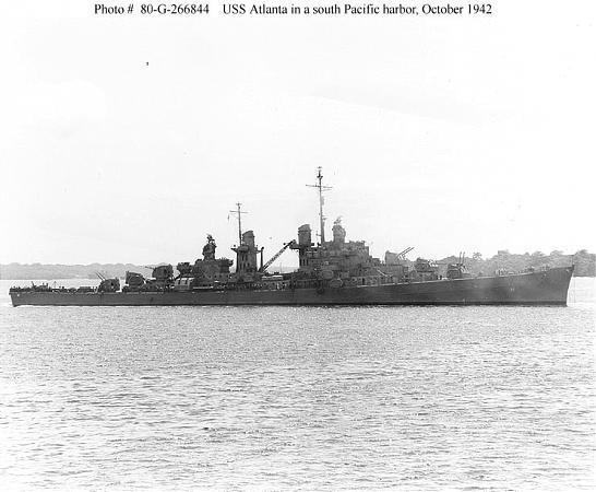 Wreck of USS Atlanta (CL-51)