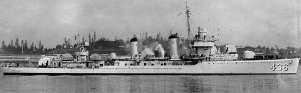 Wreck of USS Monssen (DD-436)