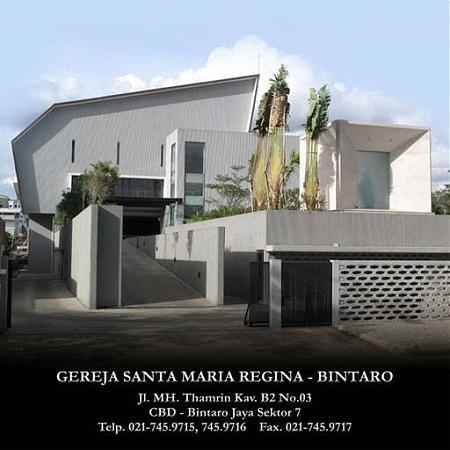 Gereja Katholik Santa Maria Regina - Tangerang Selatan
