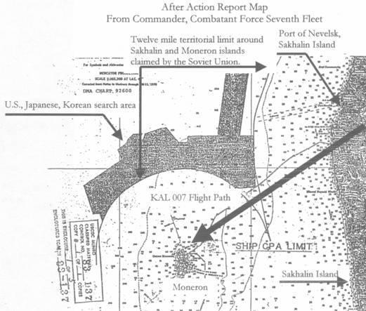 Korean Air Lines Flight 007 Crash Site (approximation)
