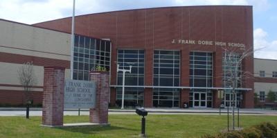 J. Frank Dobie High School | 2003_construction, school yard
