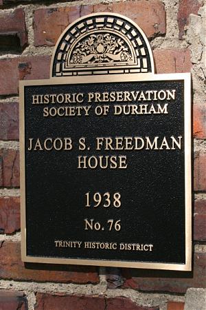 Jacob S. Freedman House - Durham, North Carolina
