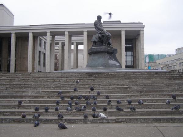 Monument to Fyodor Dostoyevsky, great Russian writer - Moscow ...