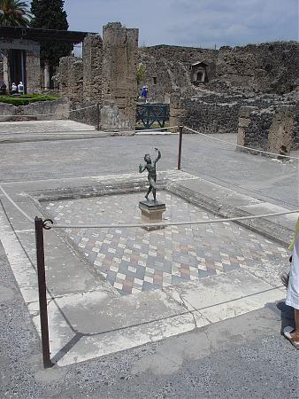 Impluvium with the Faun statue