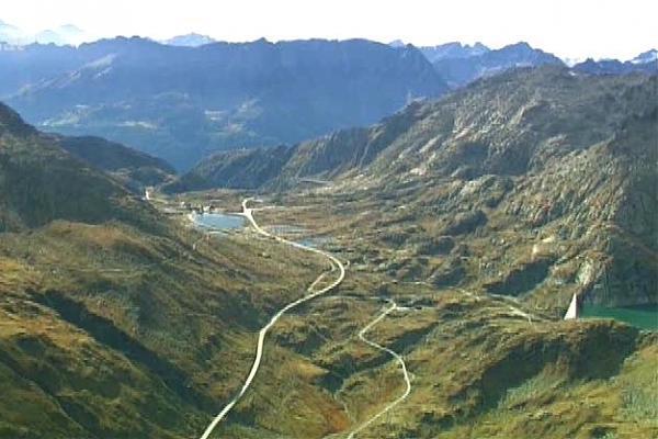 Great St Bernard Pass, 2469 m.