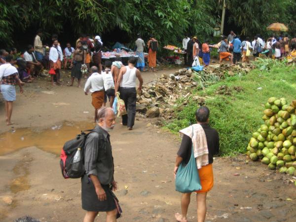 Traditional Trekking Path to Sabarimala Temple