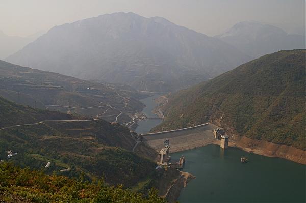 Fierza Hydropower Station Dam