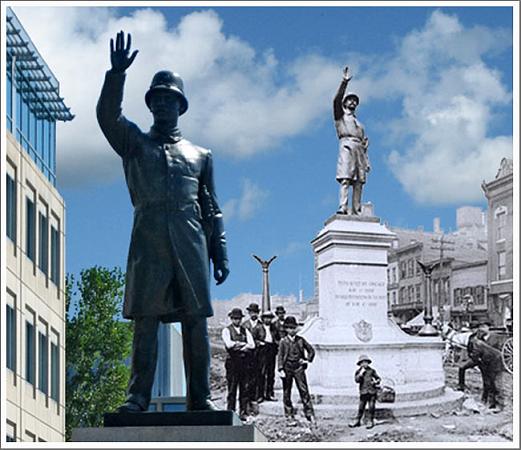 Haymarket Policeman - Chicago, Illinois | monument, place with ...