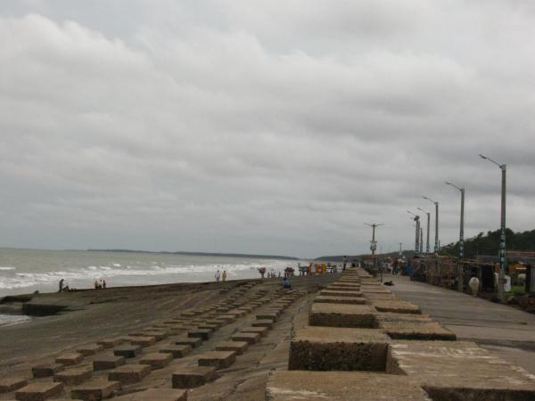 Seashore Made of Concrete - Digha City