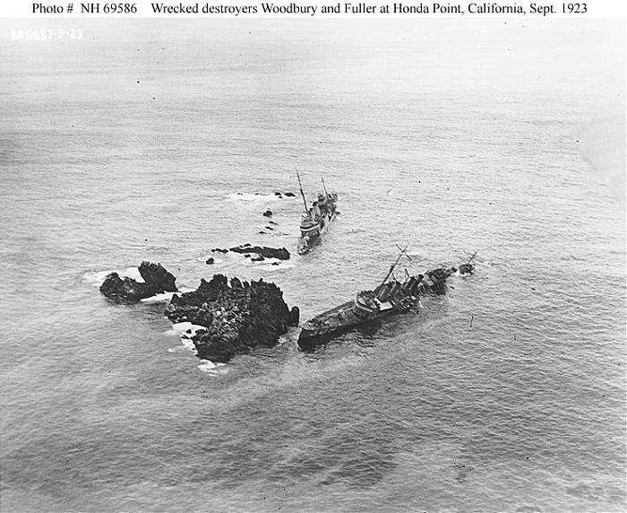 Wreck of USS Woodbury (DD-309)