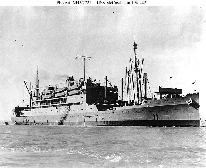 Wreck of USS McCawley (APA-4)