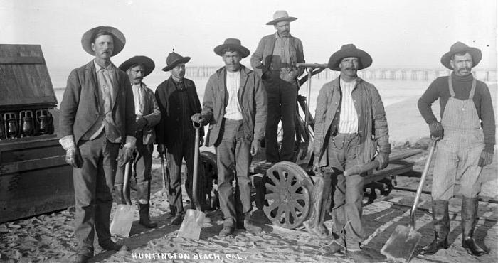 Temporary Railroad Spur (site) - Huntington Beach, California
