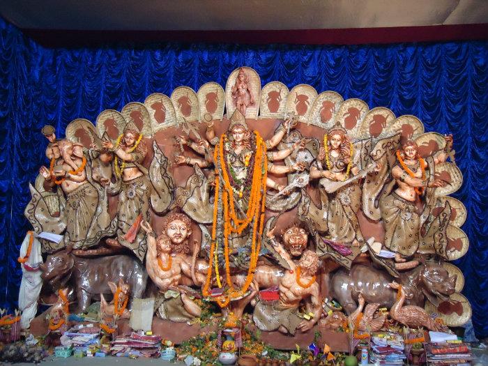 A-8 Durga Puja Mancha(Permanent Structure built by KAPKOSS in 1992 ...