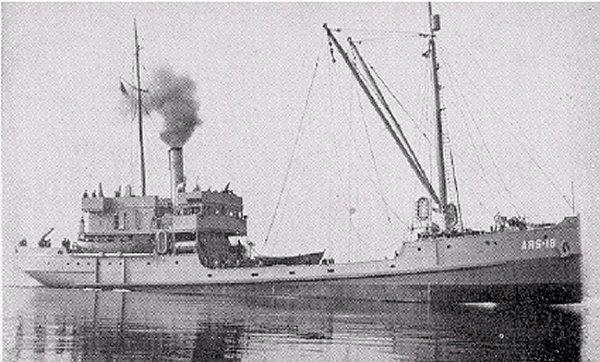 Wreck of USS Rescuer (ARS-18)