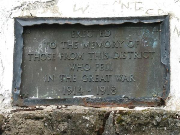 Mount Prevost War Memorial