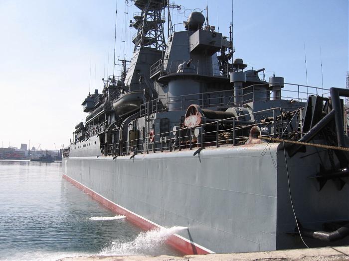 “Peresvet" Ropucha II Class Landing Ship.