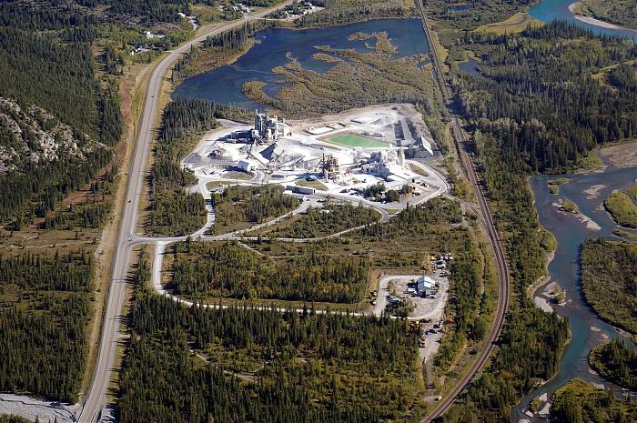 Graymont Lime Exshaw Plant | production, limestone quarry