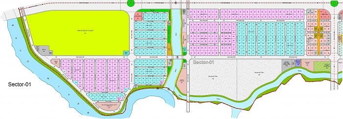 Sector - 1, Purbachal Res Model Town