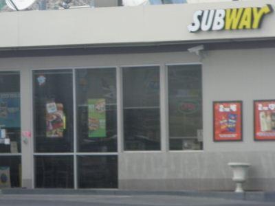 Subway in Chevron - Yucca Valley, California