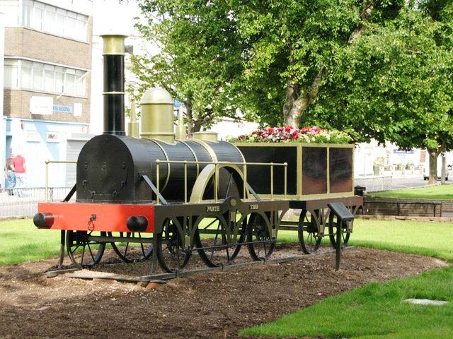 A Replica of the Locomotive North Star