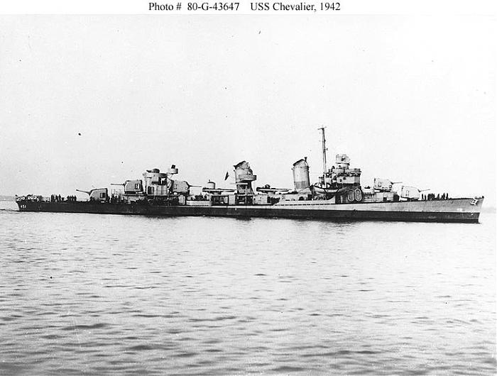 Wreck of USS Chevalier (DD-451)