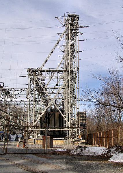 Amtrak Safe Harbour Dam 25Hz Step-Up Substation