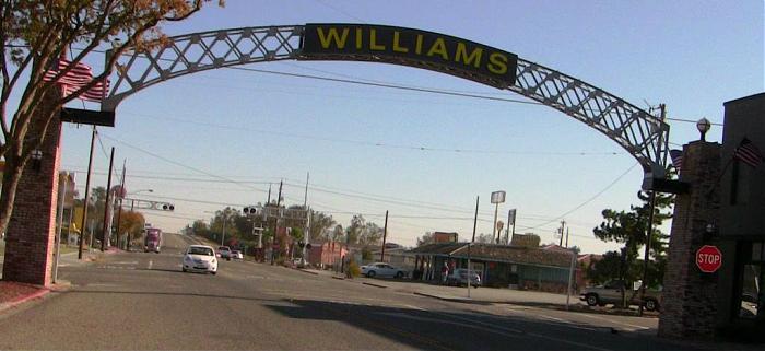 City Entrance Arch - Williams, California