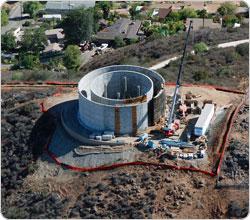 Sky Ranch Reservoir Water Tank - Santee, California