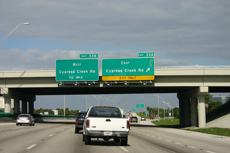 Interstate 95 Interchange 33: Cypress Creek Road